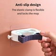Yoloke Wall-Mounted Mop Clamp with Non-Slip Silicone, Strong Load ...