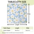 Boho Style Tablecloth Featuring Abstract Geometric Patterns, Rainbow G ...