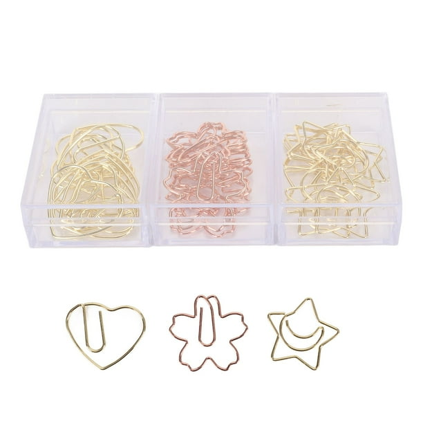 Paper Clips, Exquisite Heart Sakura Star Shaped Page Marker Clips For ...