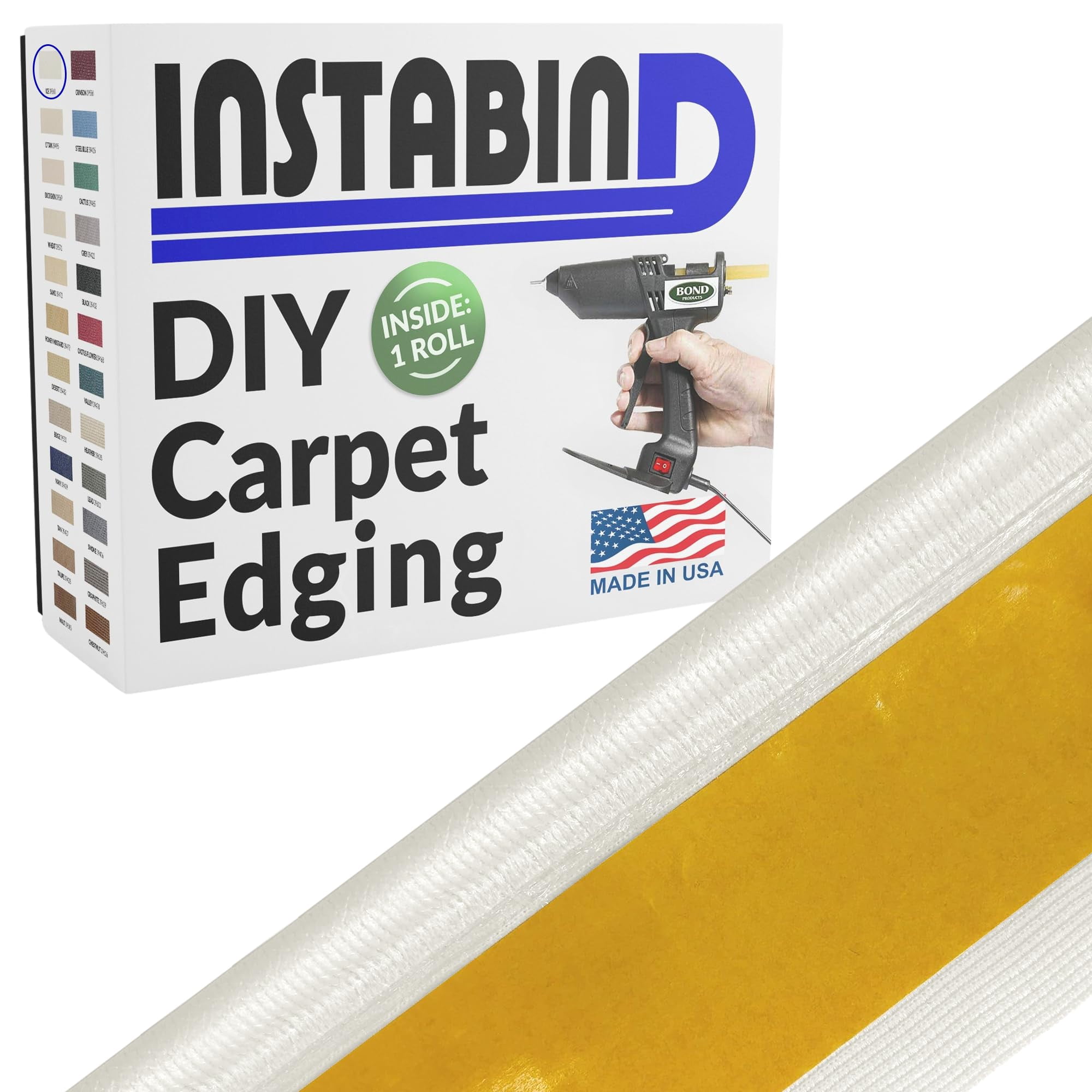 Click here for Instabind Carpet Binding - Regular Style  Rug Bind... prices