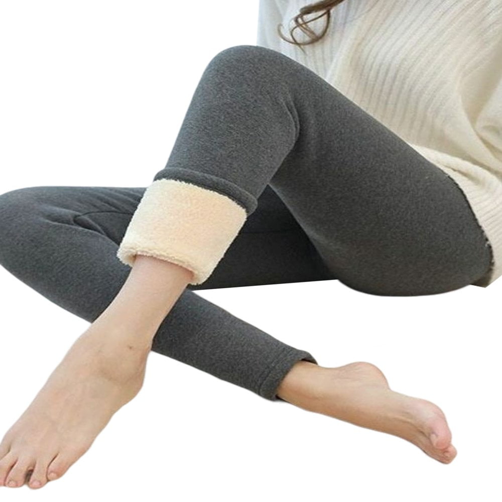 Click here for Generic Female Winter Leggings Thickened Solid Col... prices