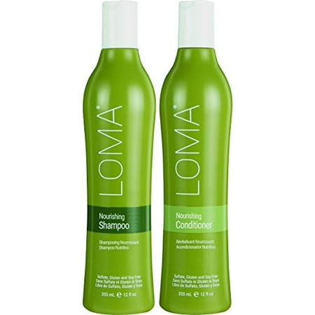 Loma Hair Care Nourishing Shampoo Nourishing Conditioner Duo, 12 fl. Oz ...