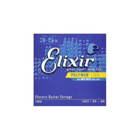 Elixir Polyweb Light Gauge Electric Strings - Walmart.com