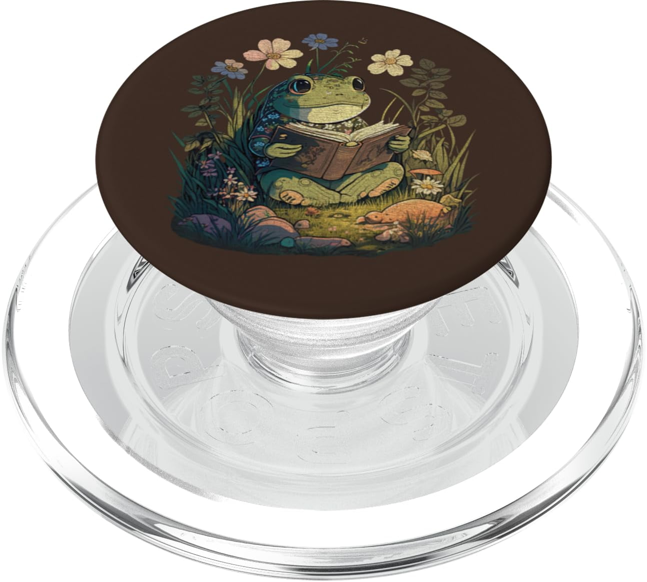 PopSockets PopGrip para MagSafe Cottagecore Aesthetic Frog Book ...
