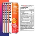 Lifeaid FITAID Energy Drink, 200mg Caffeine, Keto, Vegan, 12oz Cans ...