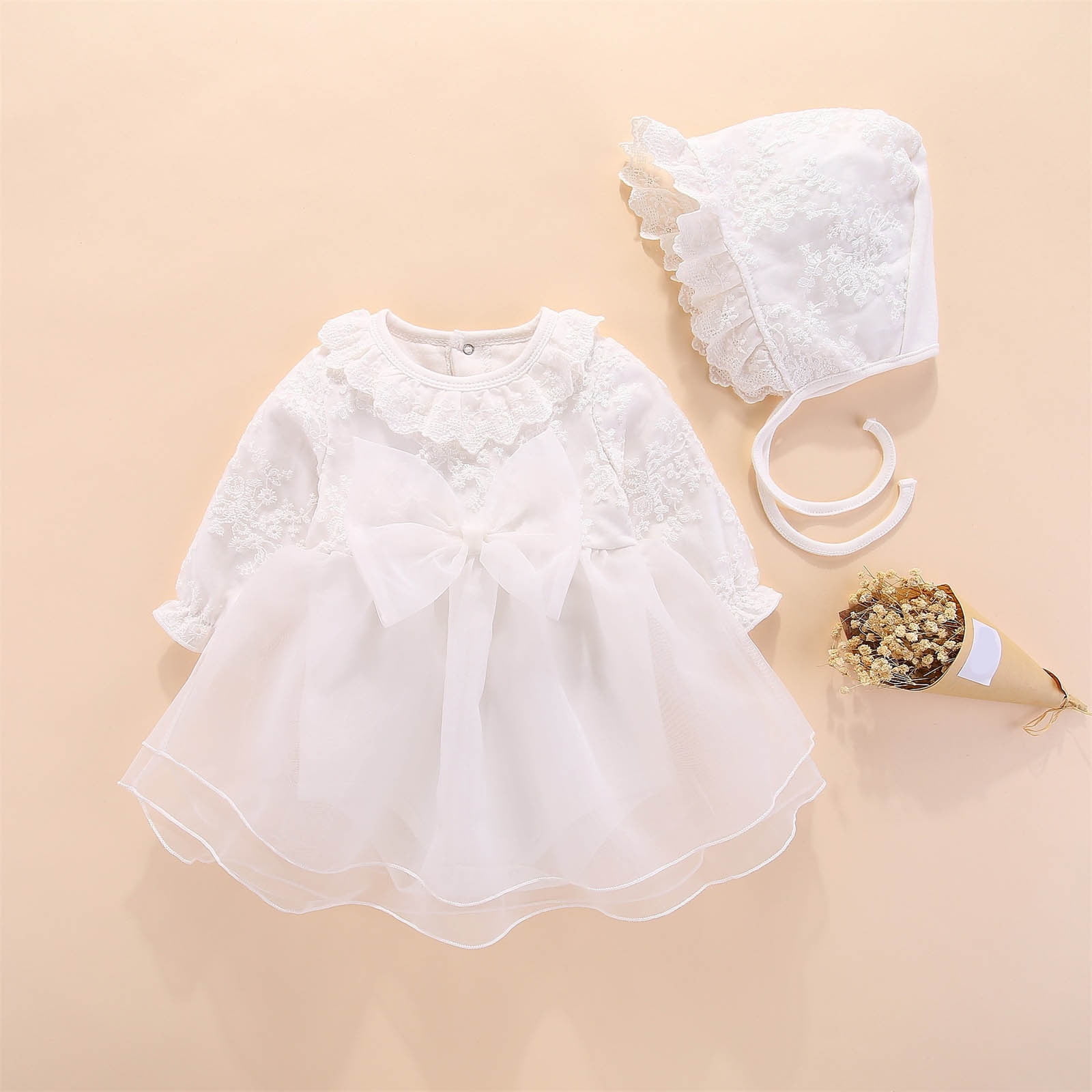 Click here for Edfbuykrs Baby Girls Solid Autumn Print Long Sleev... prices