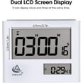 DIY Custom Timer with Touchscreen, Dual LCD Screen Countdown Timer with Magnetic Back for ...