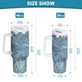 40 oz Stainless Steel Tumbler Vacuum Insulated Leak Proof Stainless ...