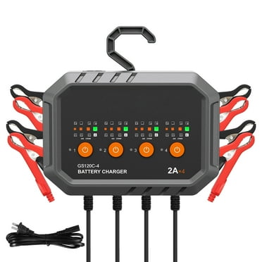 KFFKFF Intelligent Battery Charger, 20-Amp, Lithium LiFePO4 Lead-Acid ...