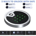2.5 Cub Home Safe, Money Safe Box with Backlit Keypad & Adjustable ...