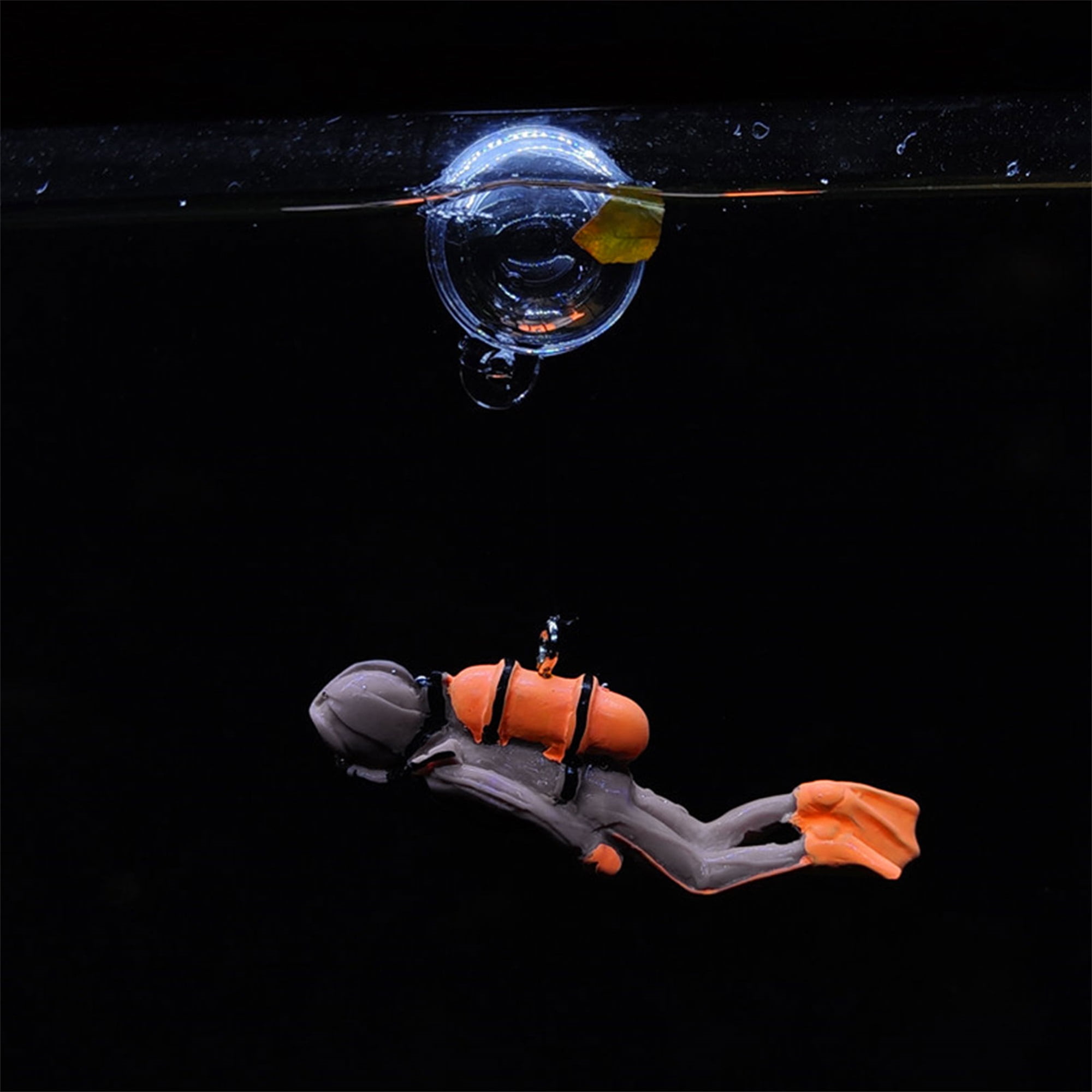 Nokiwiqis Floating Fish Tank Decorations, Cute Little Diver Aquarium ...