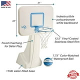 Dunn Rite PoolSport Stainless Combo: Portable Pool Volleyball Net ...