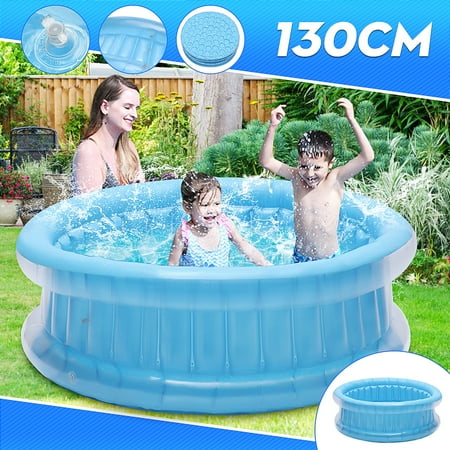 51.18x17.72'' Family Pool Portable Inflatable Swimming Pool, Square ...
