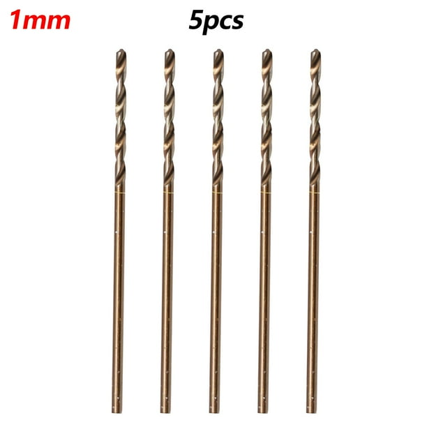 5Pcs Hss M35 Cobalt Drill Bit 1Mm 1.5Mm 2Mm 2.5Mm 3Mm For Stainless Steel Auger Drill Press For ...