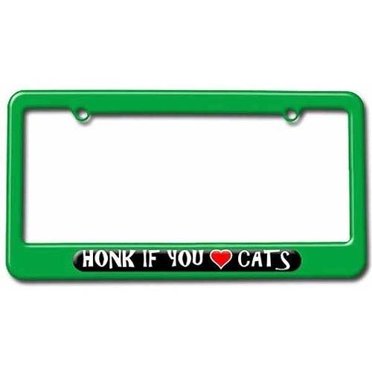 MROW, Cat Meow License Plate Tag Frame, Multiple Colors - Walmart.com