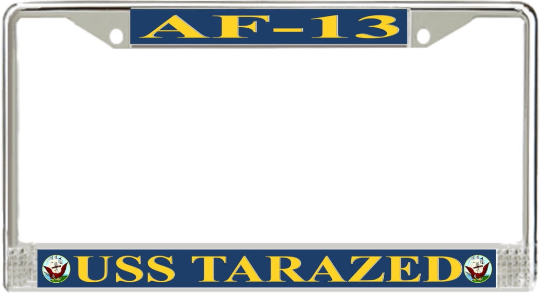 USS Tarazed AF-13 License Plate Frame - Walmart.com