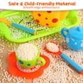JoyStone 28 PCS Pretend Play Tea Toy Set, Kids Plastic Afternoon Tea ...