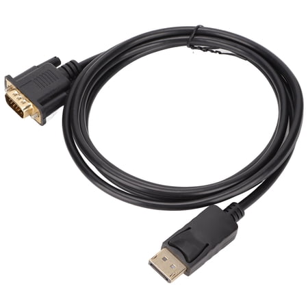 Câble Adaptateur DP vers VGA, Port d'Affichage vers VGA Fil Doré Fiche ...