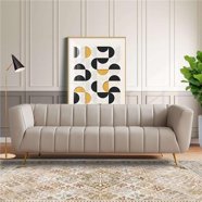 Spivey Collection Classically Cool Dark Gray Leather Sofa - Walmart.com