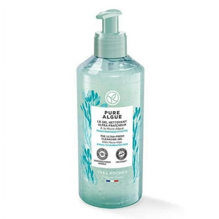 Yves Rocher Pure Algue Moisturising and Refreshing Face Wash Gel 390 ml ...