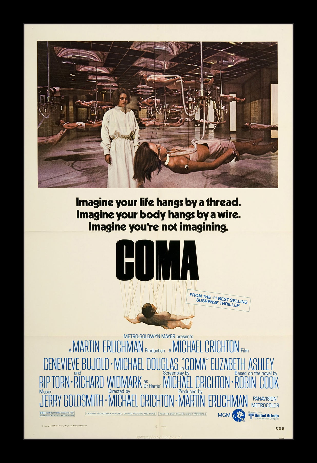 COMA - 11x17 Framed Movie Poster - Walmart.com