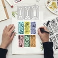 1 Sheet PVC Plastic Clear Stamps with 1Pc Carbon Steel Cutting Dies ...