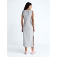 Scoop Women's and Women's Plus Scubaknit Sleeveless Maxi Dress, Sizes ...