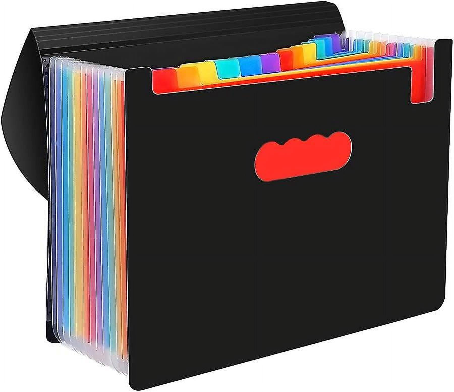 Carpetas de archivos de colores, carpeta de archivos expandible de 12 ...