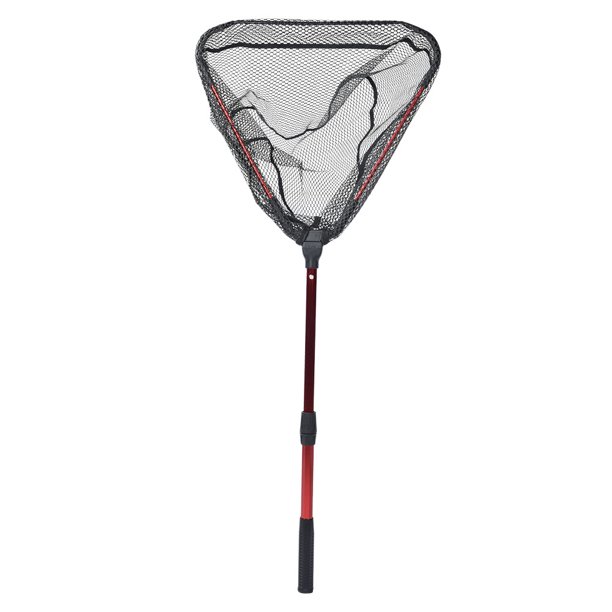 Foldable Triangular Fishing Net with Telescopic Handle Fish Catching ...
