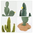 3 Pcs Cactus Decor Miniatures Adorn Car Models Artificial Aquarium ...