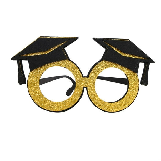 Glittering Graduation Glasses - Fun Photo Booth Props for Celebrating ...