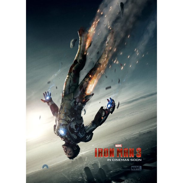 Ironman 3 Movie Poster 24inx36in Poster Art Poster 24x36 Unframed, Age ...