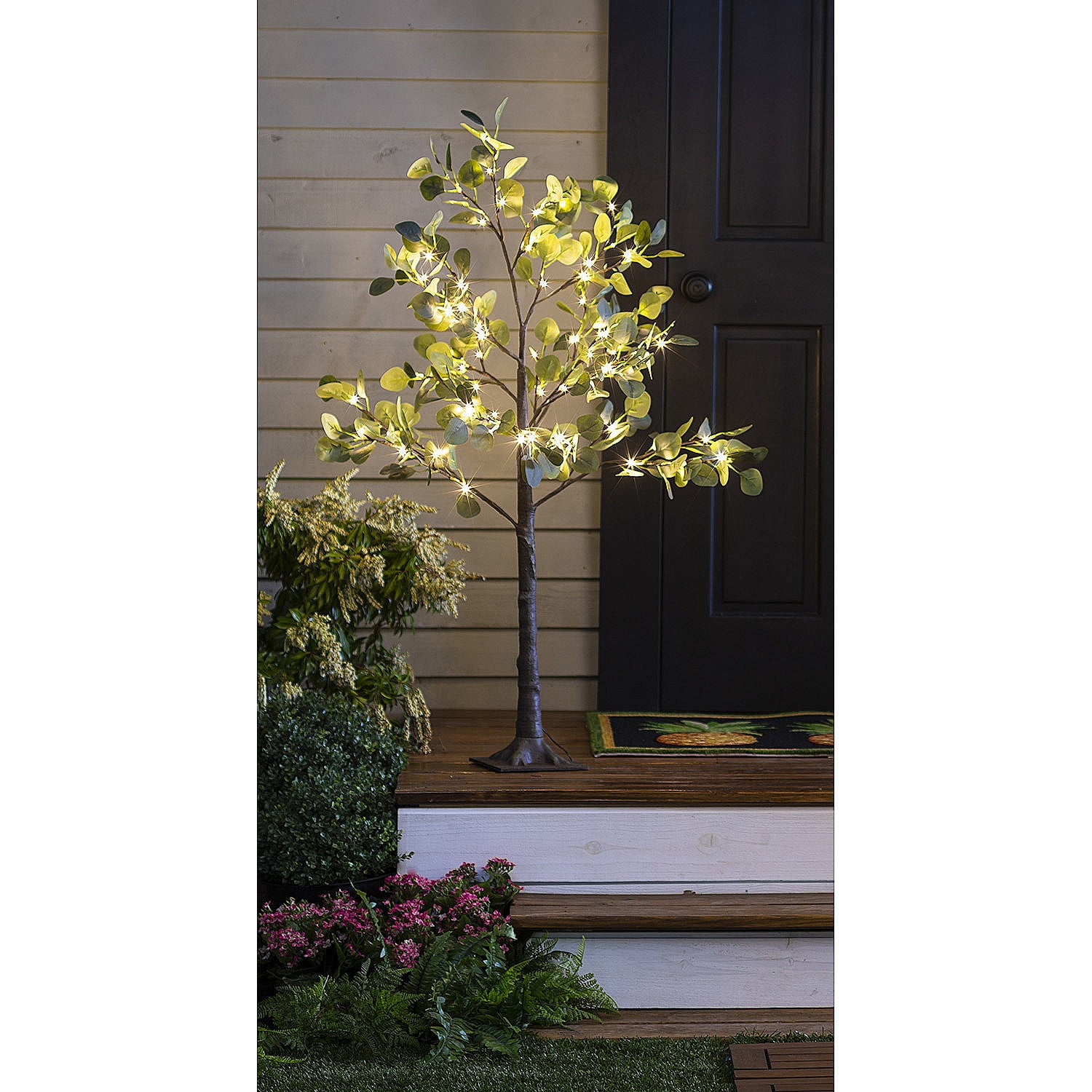 Eucalyptus Tree 72 LED Lights, 4' - Walmart.com