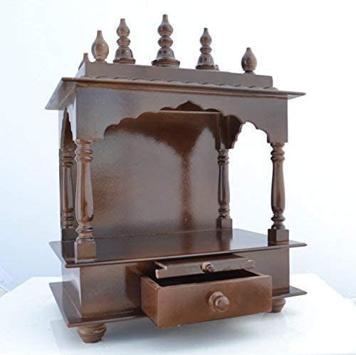 Homecrafts Led Light Home Temple/Pooja Mandir/Wooden Temple/Temple for ...