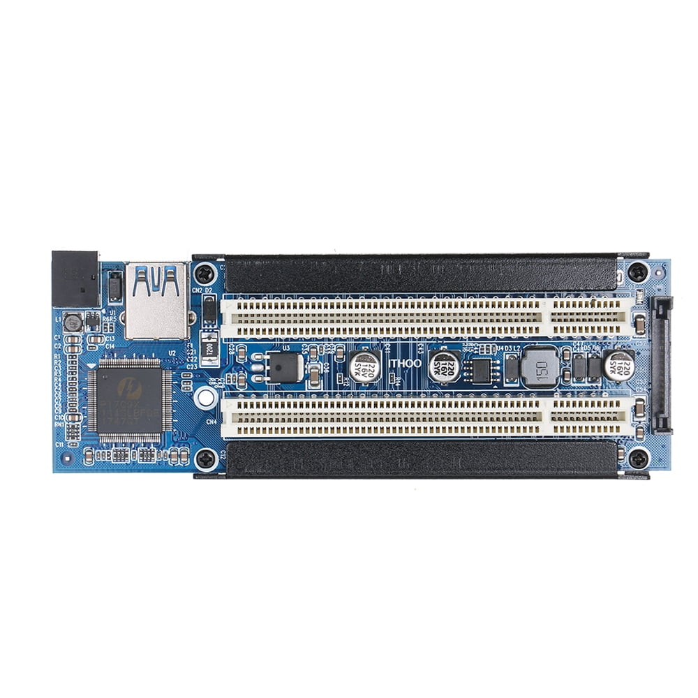 Mini PCI-E to PCI Adapter Card mPCI-E to PCI Riser Adapter with SATA ...