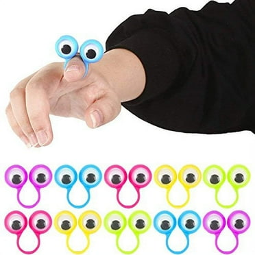 RI Novelty Dozen Set Finger Eye Puppets Party Favor Puppet Show Toys ...