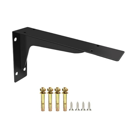 Thickened Shelf Bracket, Fixing Divider 90 Degree Steel Wall Bracket ...