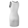 Etruscan Bucchero Pottery Square Neck Dress New Plus Size Elegant Women Waist Tight Dress