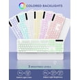 Wireless Keyboard and Mouse Backlit - Typewriter Keyboard with Retro ...