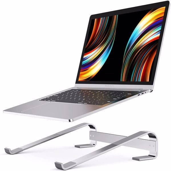 Fithood Laptop Stand, Aluminium Portable Removable Laptop Riser ...