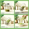 ACDANC 2 Pack Sprouting Lids for Wide Mouth Mason Jars,Stainless Steel ...
