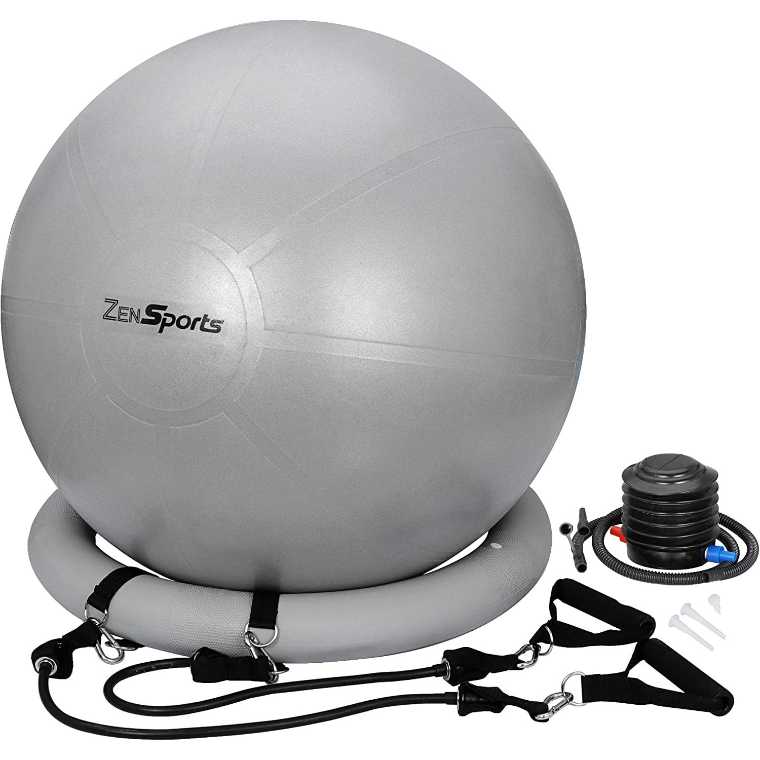Exercise Chair Yoga Fitness Pilates with Stability Base & Resistance ...