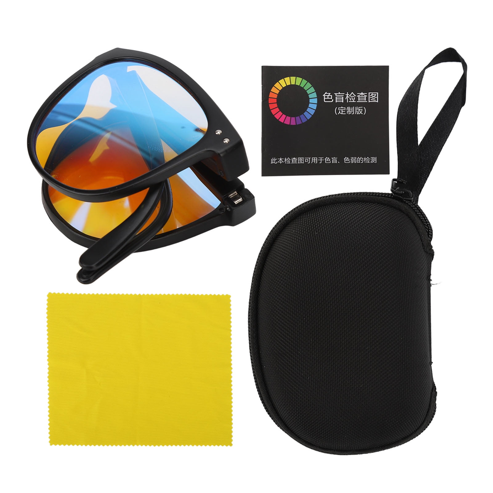 Color Blind Glasses Portable Green Blind Glasses Transparency Double Sided Coating For Shop For