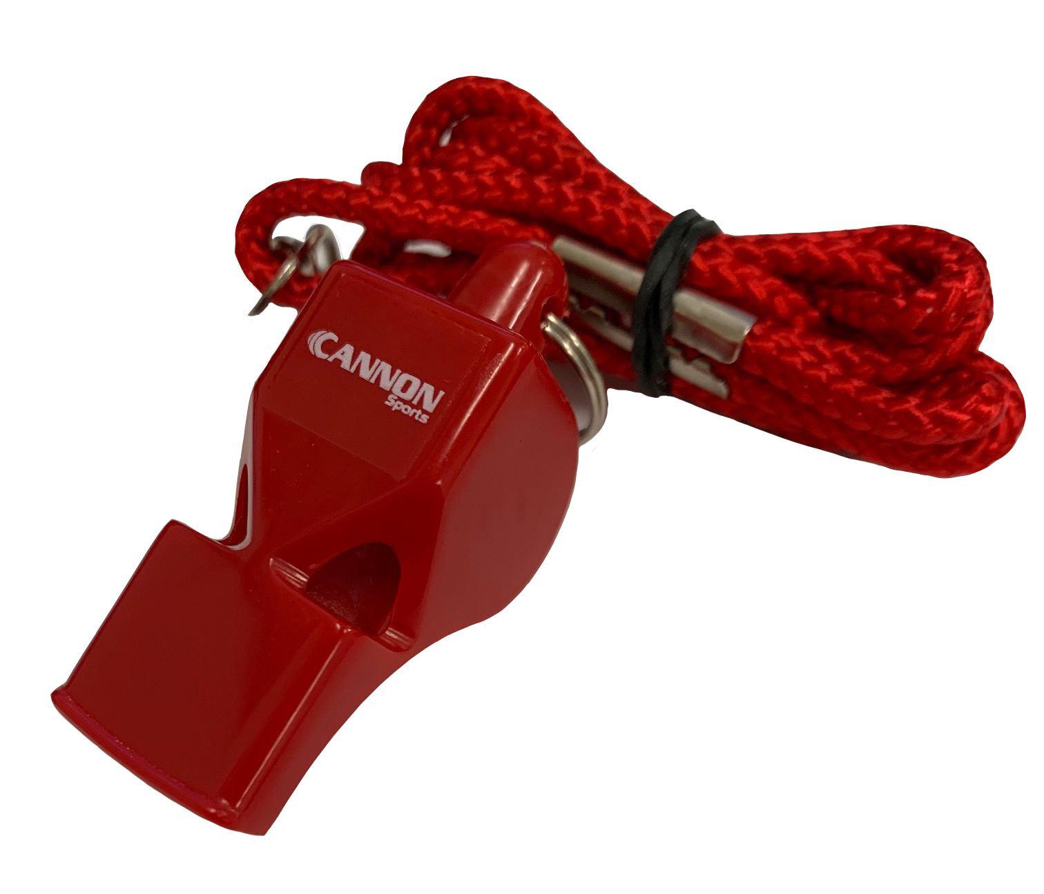 Cannon Sports Premium 3 chamber Red Whistle with Red Lanyard - Walmart.com