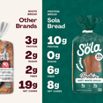 Sola 10g Complete Protein Soft Baked Regular White Bread Loaf, 20 oz ...