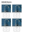 Kohler Maxton Kitchen Faucet, Vibrant Stainless, Pull-Down Handle, w ...
