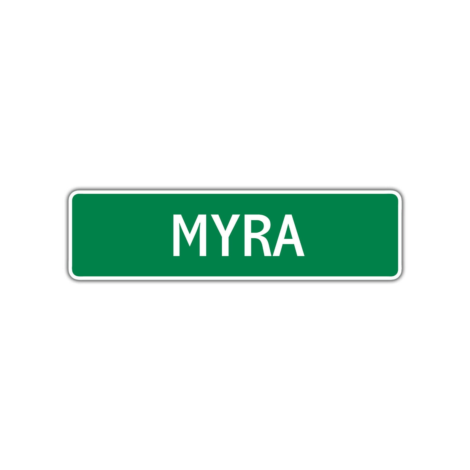 Myra Girls Children Name Letter Indoor Outdoor Unique Printed Label ...
