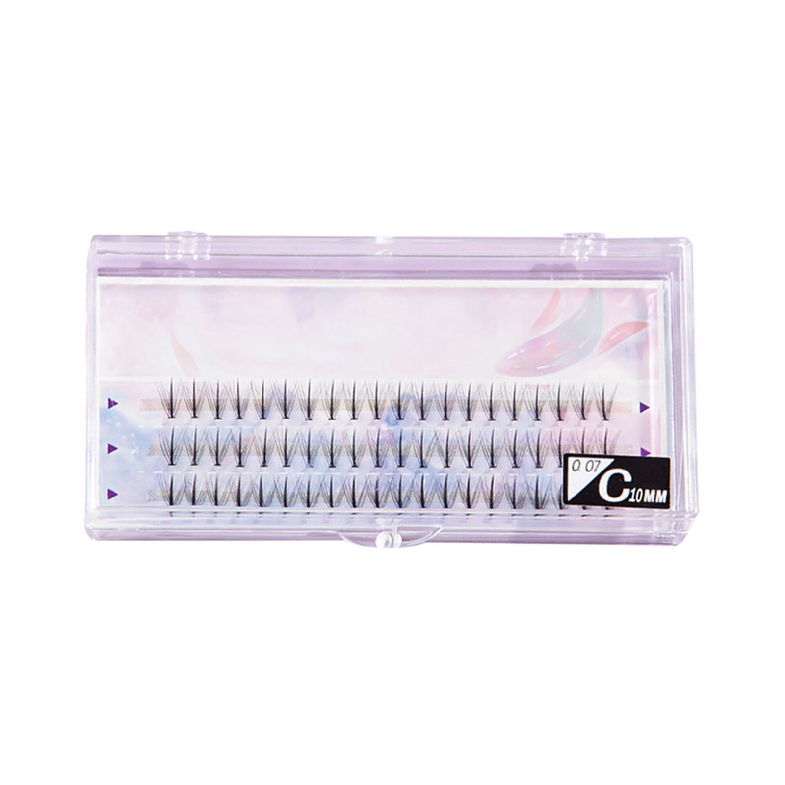 GWAABD False Eyelashes False Eyelash Natural Superfine Stem Feather Fan ...