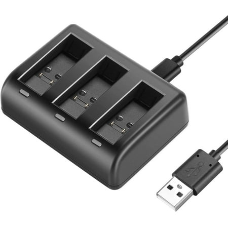 Neewer 3-Channel Battery Quick Charger Compatible with GoPro 8/7/6/5 ...