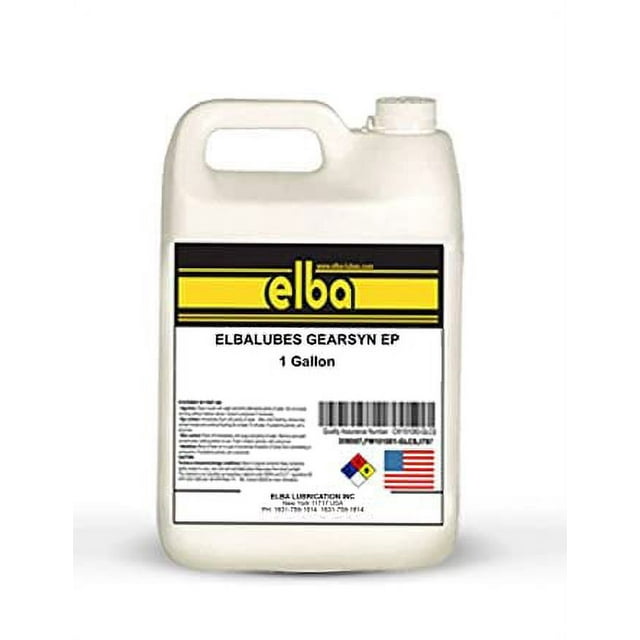 ELBALUBES Gear-SYN EP 320 Synthetic Gear Oil Fluids ISO 320, 1 Gallon ...